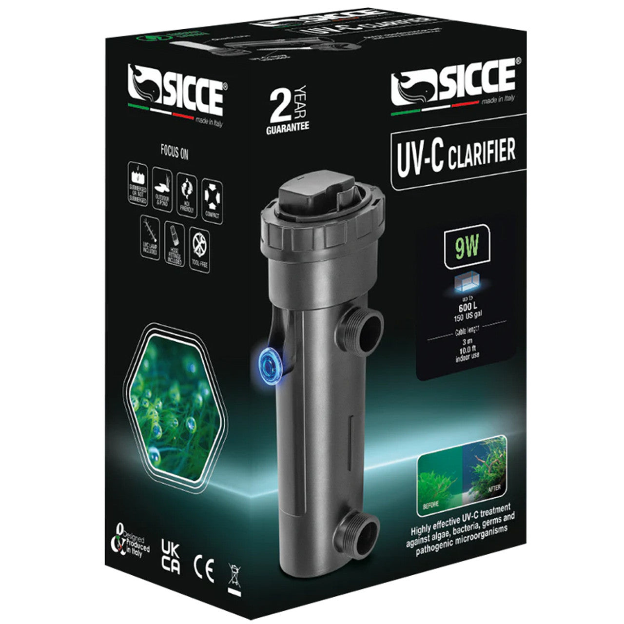 Sicce Ultraviolet Sterilizers – Barrier Reef Aquariums